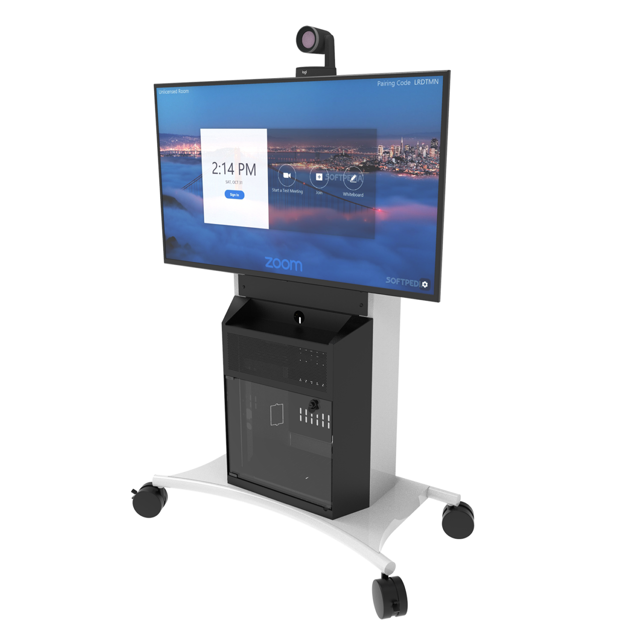RPS-1000S Cart for Single 50-82" Display | Carts & Stands | Avteq