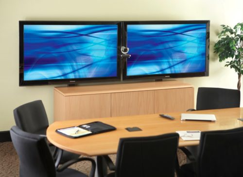 3-Bay AV Credenza | Conference Room Cabinet | AVTEQ