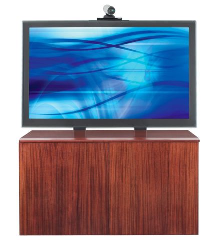 2-Bay AV Credenza | Conference Room Cabinet | AVTEQ