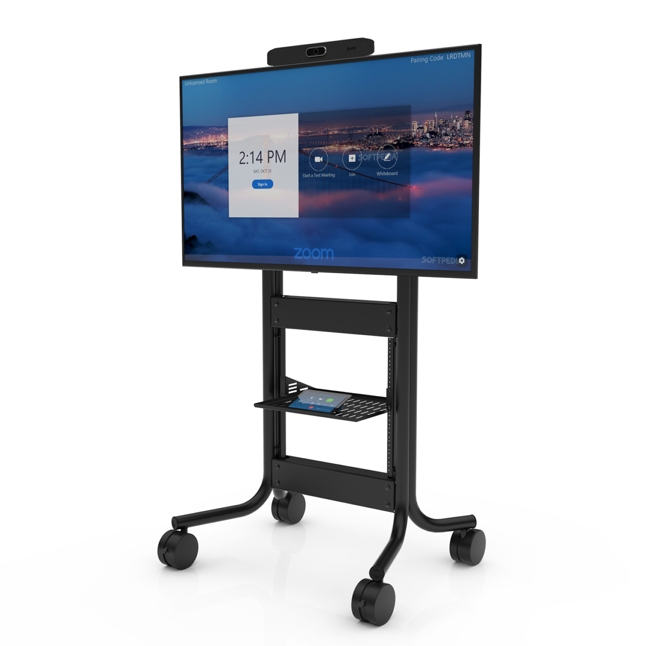 RPS-500S Cart for Single Displays 40-80" | Carts & Stands | Avteq